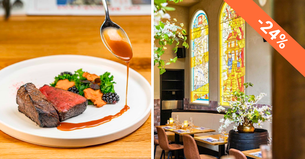 Keuzediner Gouds Glas | Actieprijs € 32 (-24%) - Tripper.nl